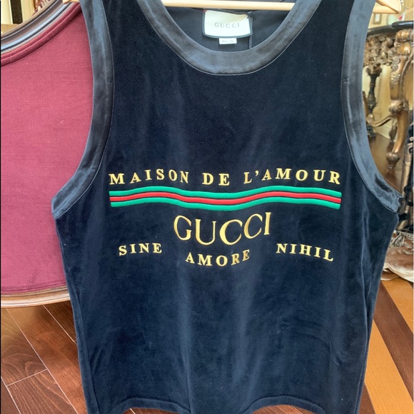 Gucci | Shirts | Gucci Tank Top 0 Authentic | Poshmark